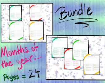 Days of the Week Bundle English Downloadable PDF Worksheets for Kinder ...