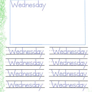 Days of the Week Bundle English Downloadable PDF Worksheets for Kinder ...