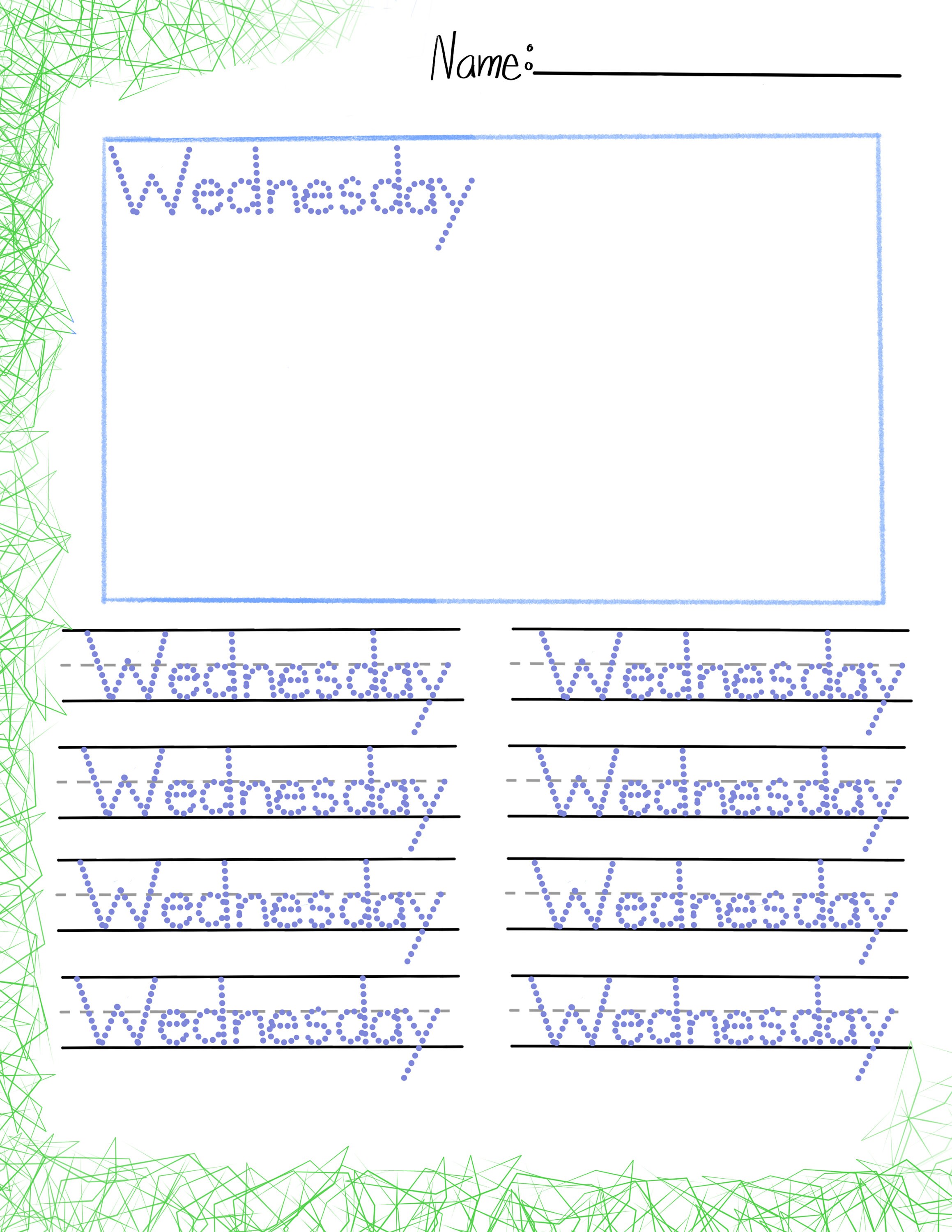 Days of the Week Bundle English Downloadable PDF Worksheets for Kinder ...