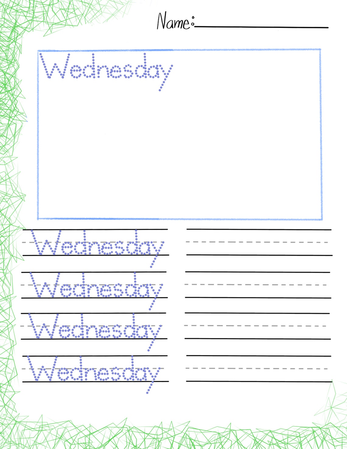 Days of the Week Bundle English Downloadable PDF Worksheets for Kinder ...
