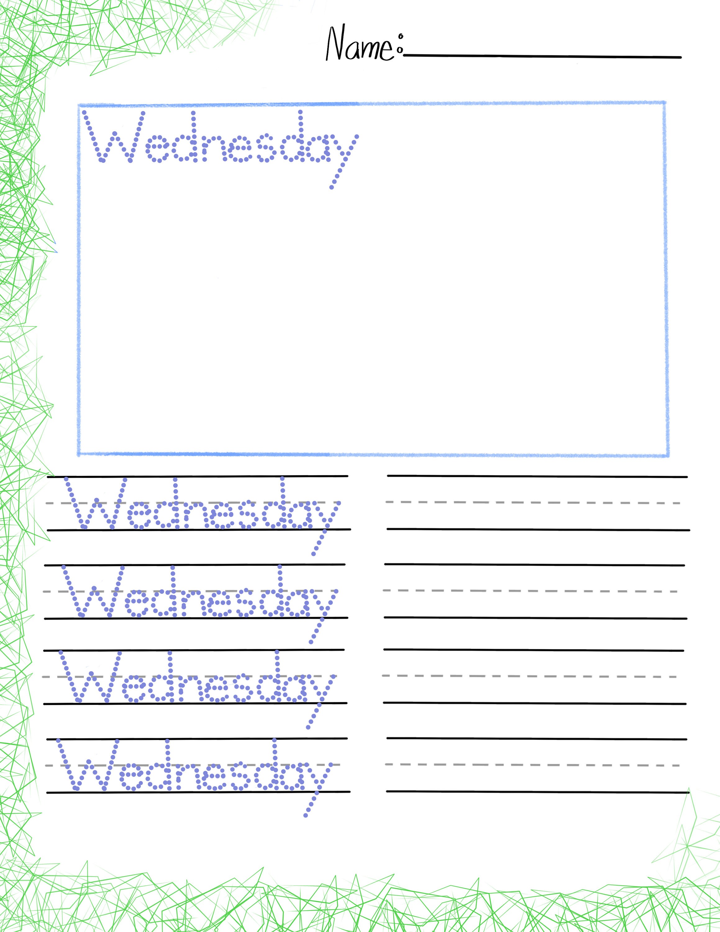 Days of the Week Bundle English Downloadable PDF Worksheets for Kinder ...
