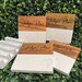 Personalized Marble + Wood Coasters - Etsy