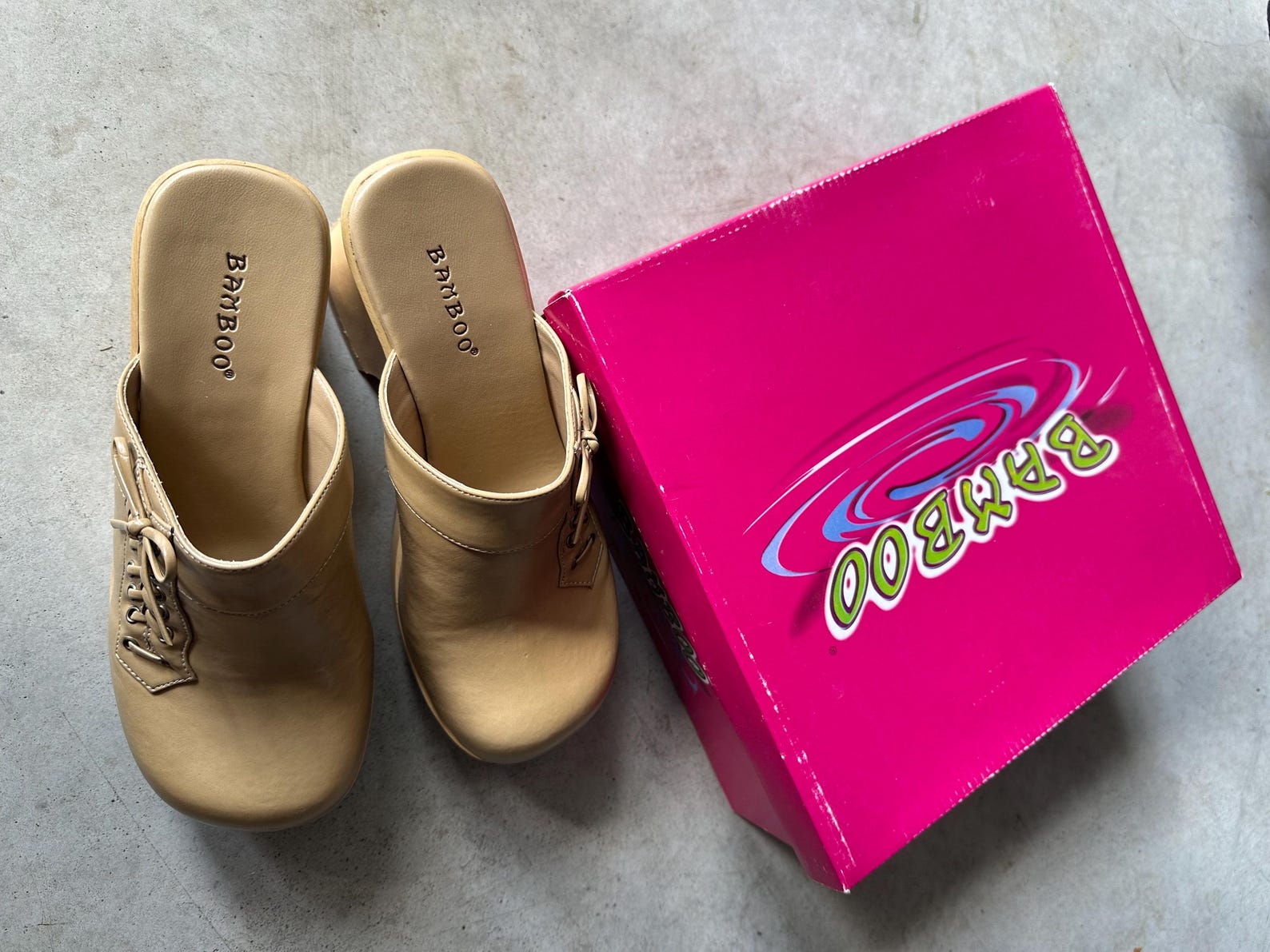 Gorgeous Deadstock 70s Bamboo Wood Clogs Colour Beige - Etsy