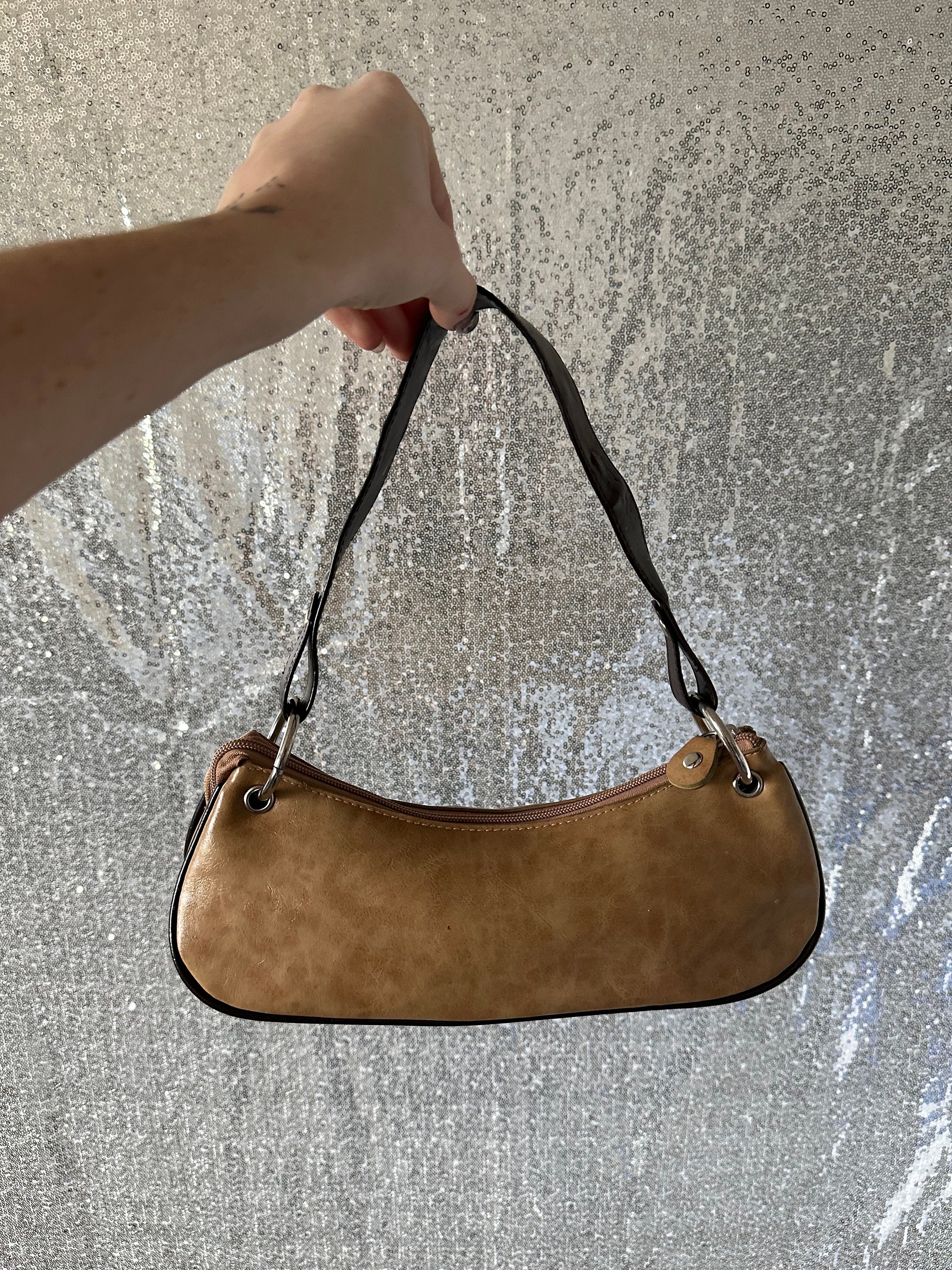 Vintage Early 2000s Brown Shoulder Bag - Etsy