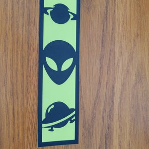 Alien Paper Bookmark - Etsy