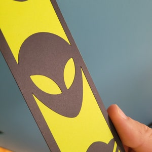 Alien Paper Bookmark - Etsy