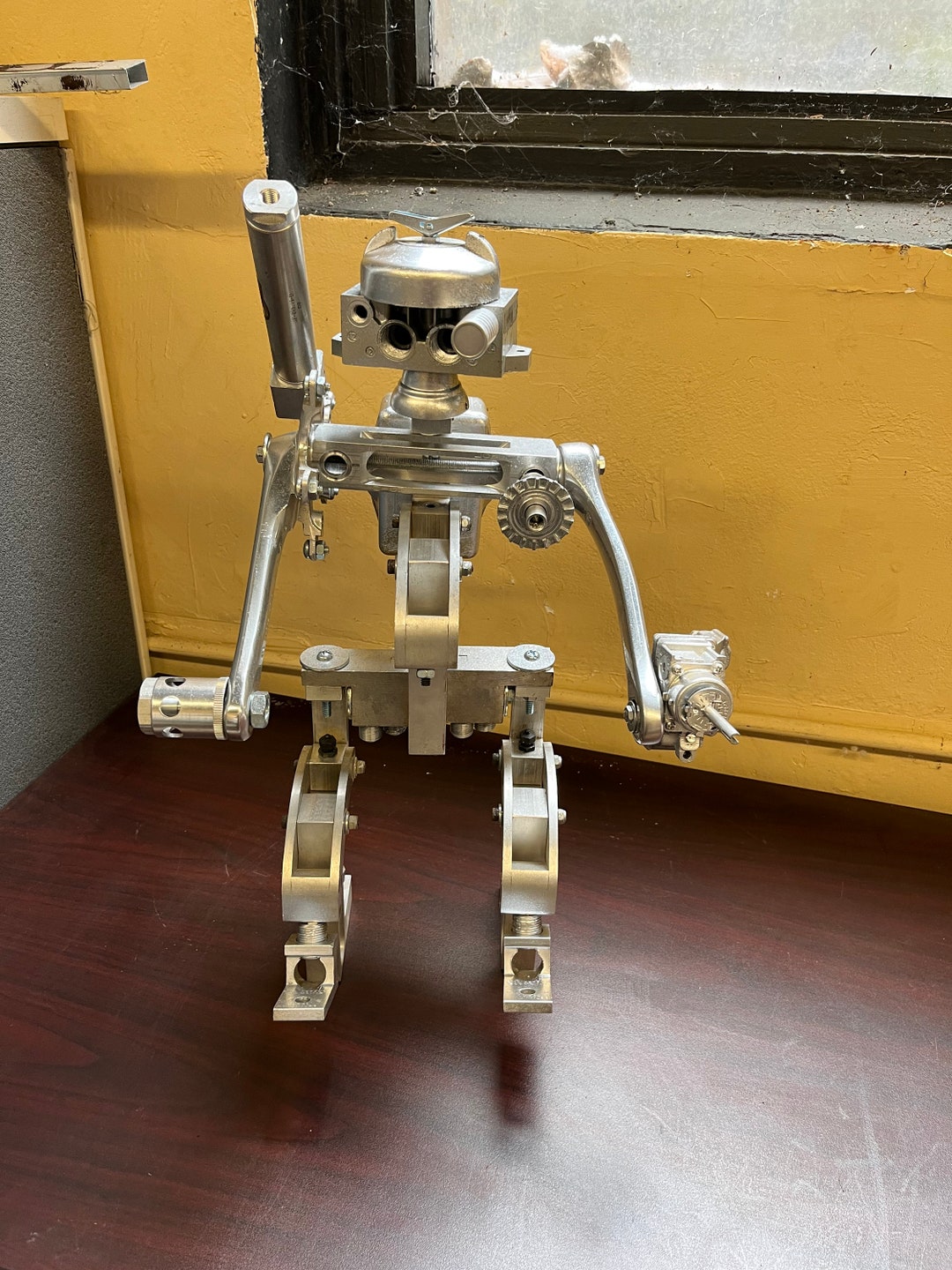 Handmade Robot Not Welded Screws, Nuts, Industrial Parts, Aluminum ...