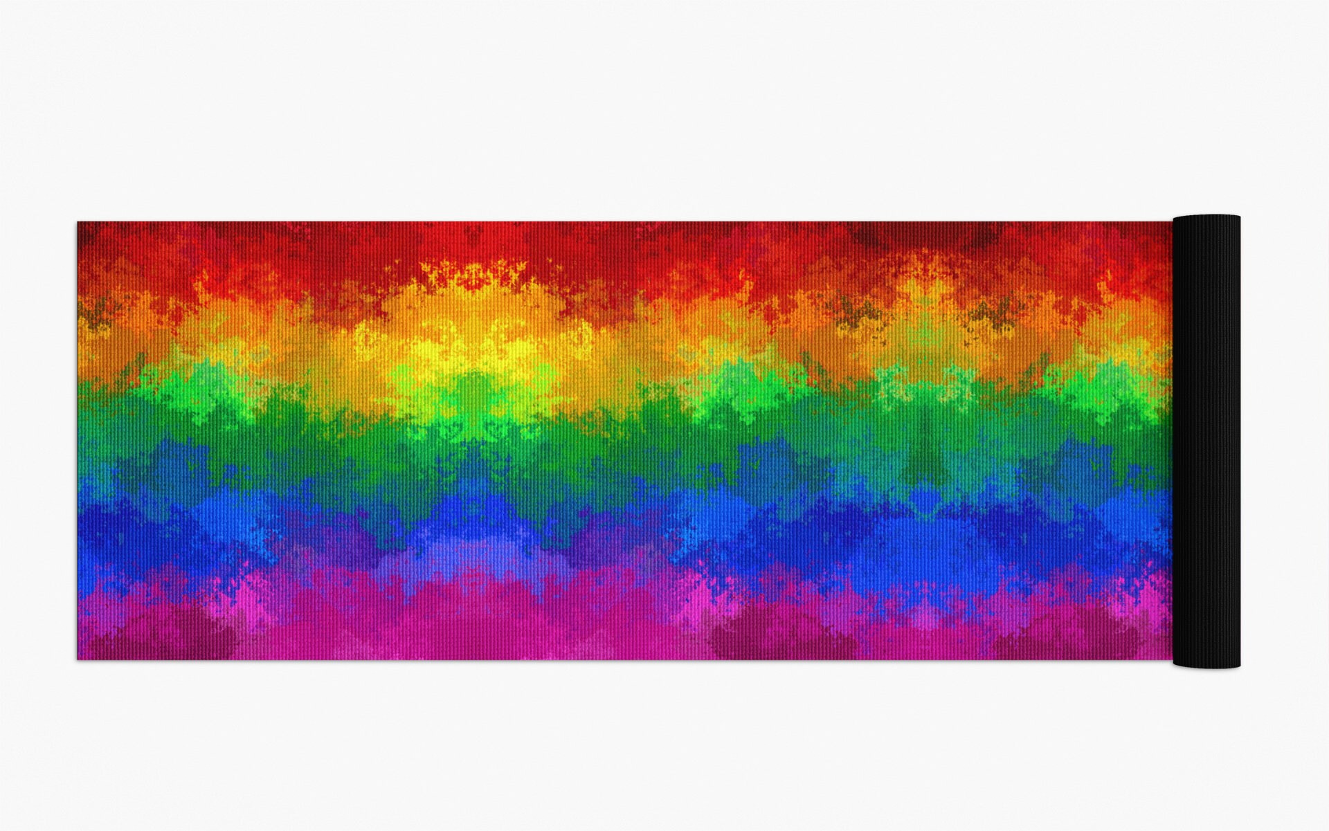 Rainbow Pride Yoga Mat, Yoga Pride, Pride, Yoga, Mat, Queer, Lesbian ...