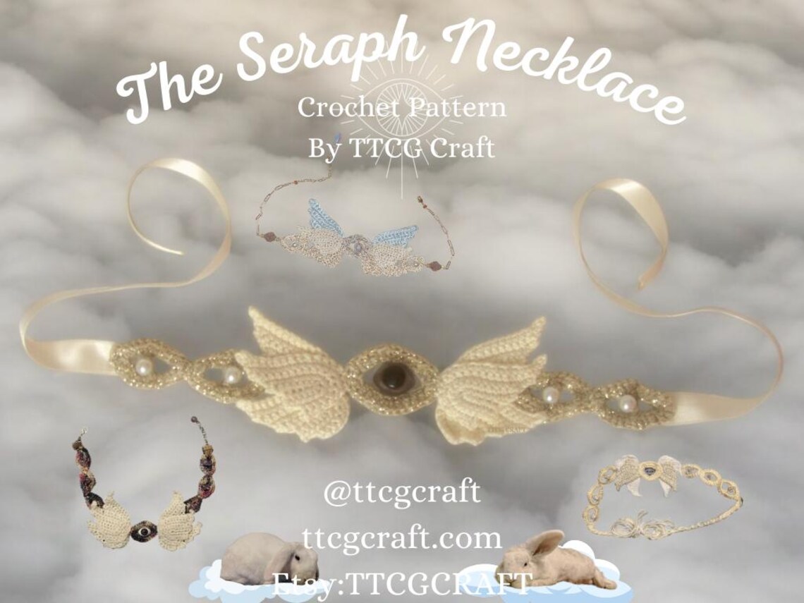 The Seraph Necklace Crochet Pattern - Etsy