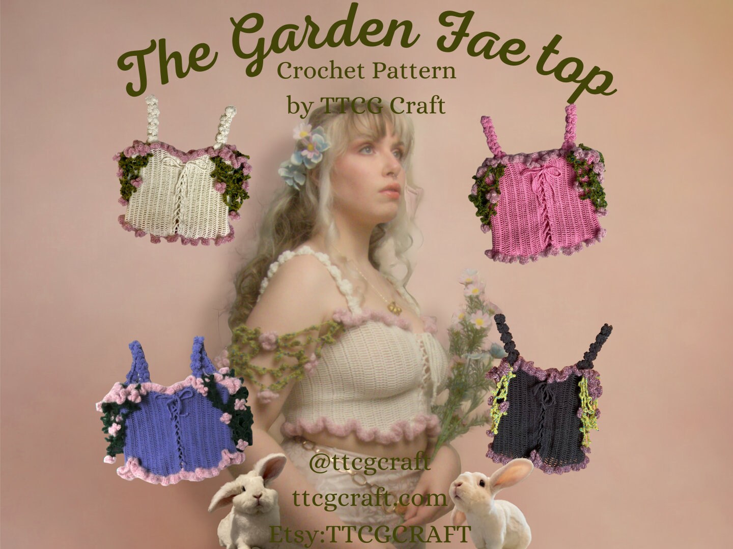 The Garden Fae Top Crochet Pattern - Etsy