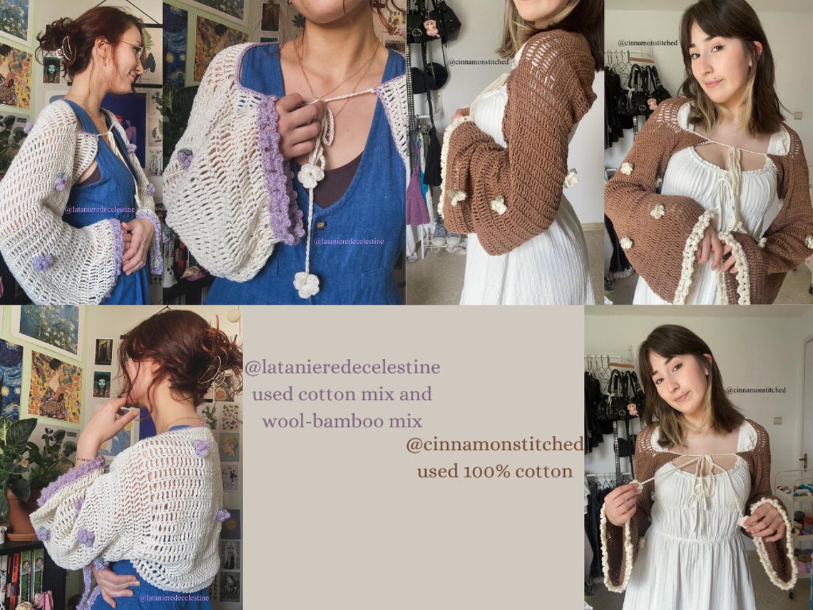The Garden Fae Shrug Crochet Pattern - Etsy