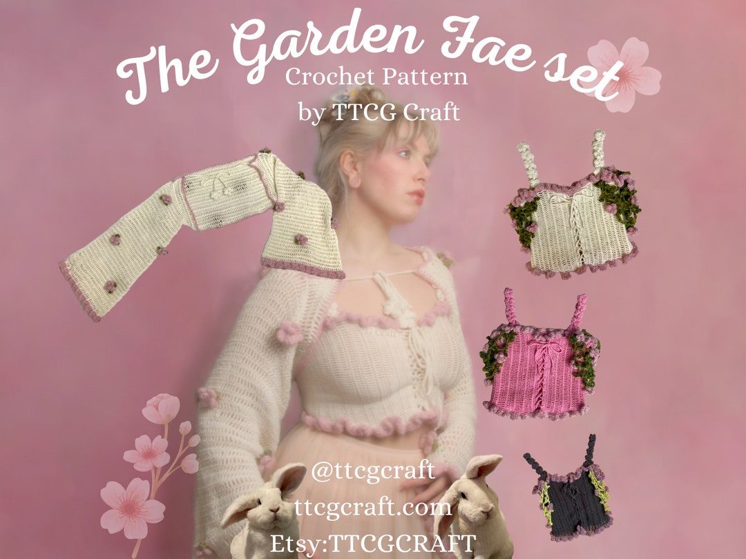 The Garden Fae Set Crochet Pattern - Etsy