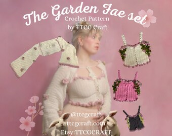 The Garden Fae Top Crochet Pattern - Etsy