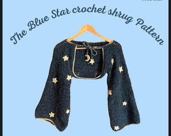 The Blue Star Set Crochet Pattern - Etsy UK