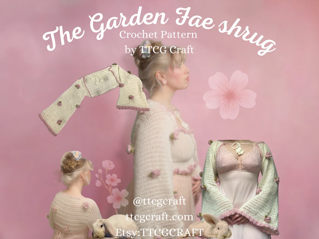The Garden Fae Shrug Crochet Pattern - Etsy