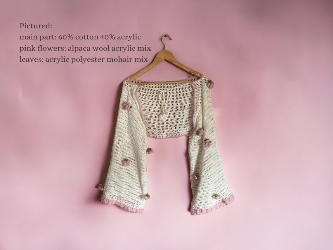 The Garden Fae Shrug Crochet Pattern - Etsy