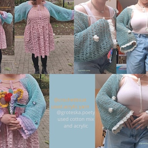 The Garden Fae Shrug Crochet Pattern - Etsy