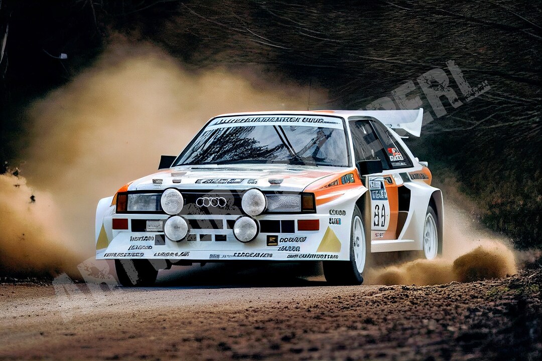 Audi Quattro 80s Rallying High Quality Digital Image Printable Poster ...