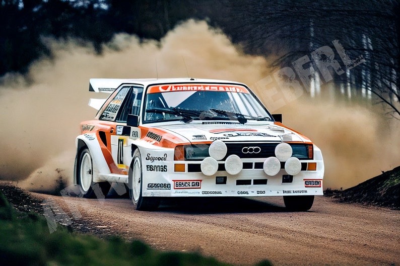 Audi Quattro 80s Rallying High Quality Digital Image - Etsy