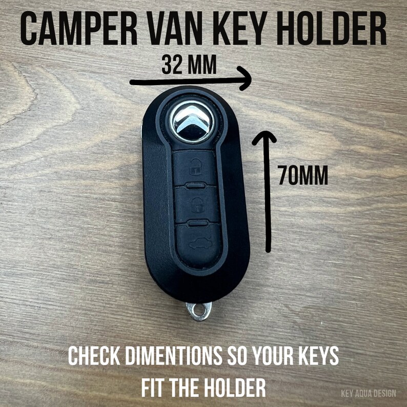 Van Key Holder motorhome Van Campervan Fiat Ducato, Citroen Relay ...