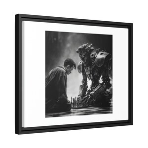 Original Kid B.ai battle of Wits Matte Canvas, Black Frame - Etsy