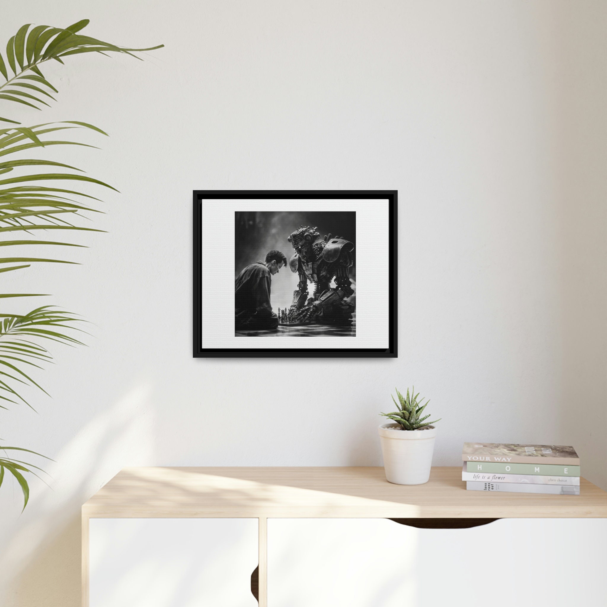 Original Kid B.ai battle of Wits Matte Canvas, Black Frame - Etsy