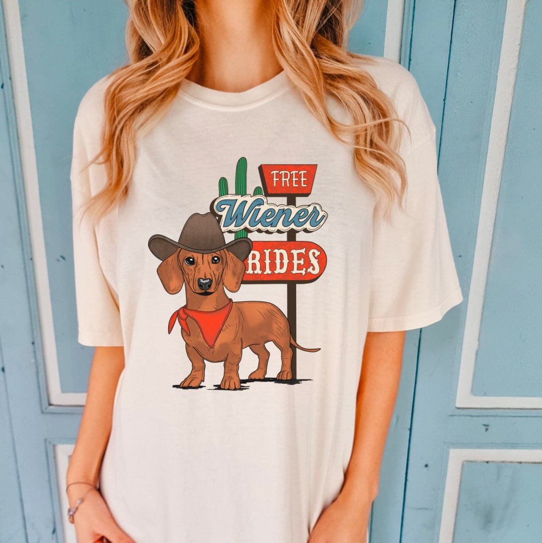 Free Weiner Rides Dog DTF Transfer, Ready to Press DTF Transfers ...