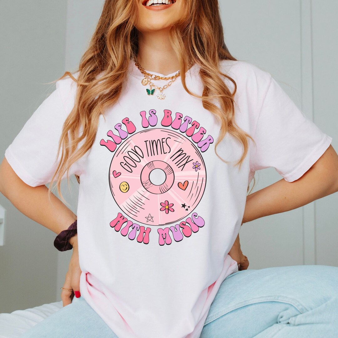 Life is Better With Music DTF Transfer, Ready to Press DTF Transfers ...