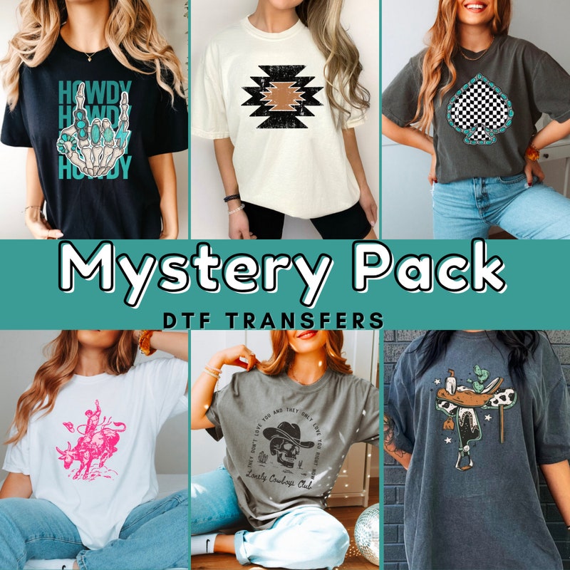 Western Dtf Transfers Pack - Etsy