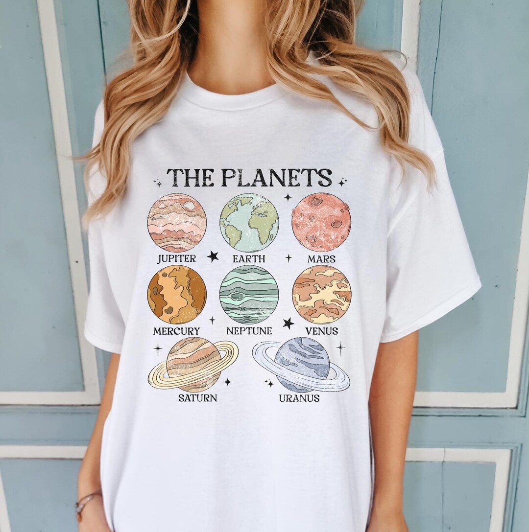 The Planets DTF Transfer, Ready to Press DTF Transfers - Direct to Film ...