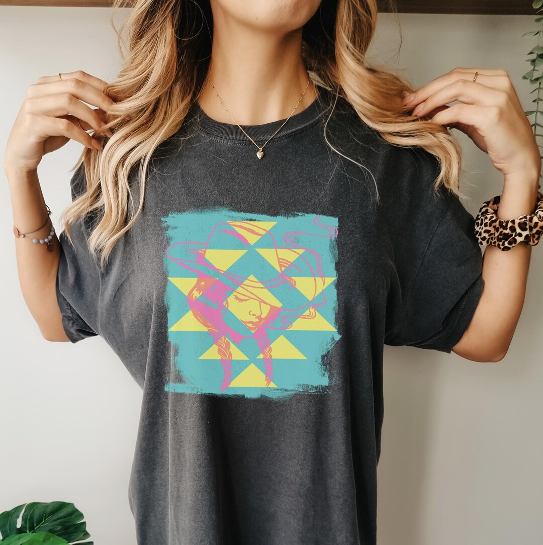 Neon Aztec Cowgirl DTF Transfer, Ready to Press DTF Transfers - Direct ...