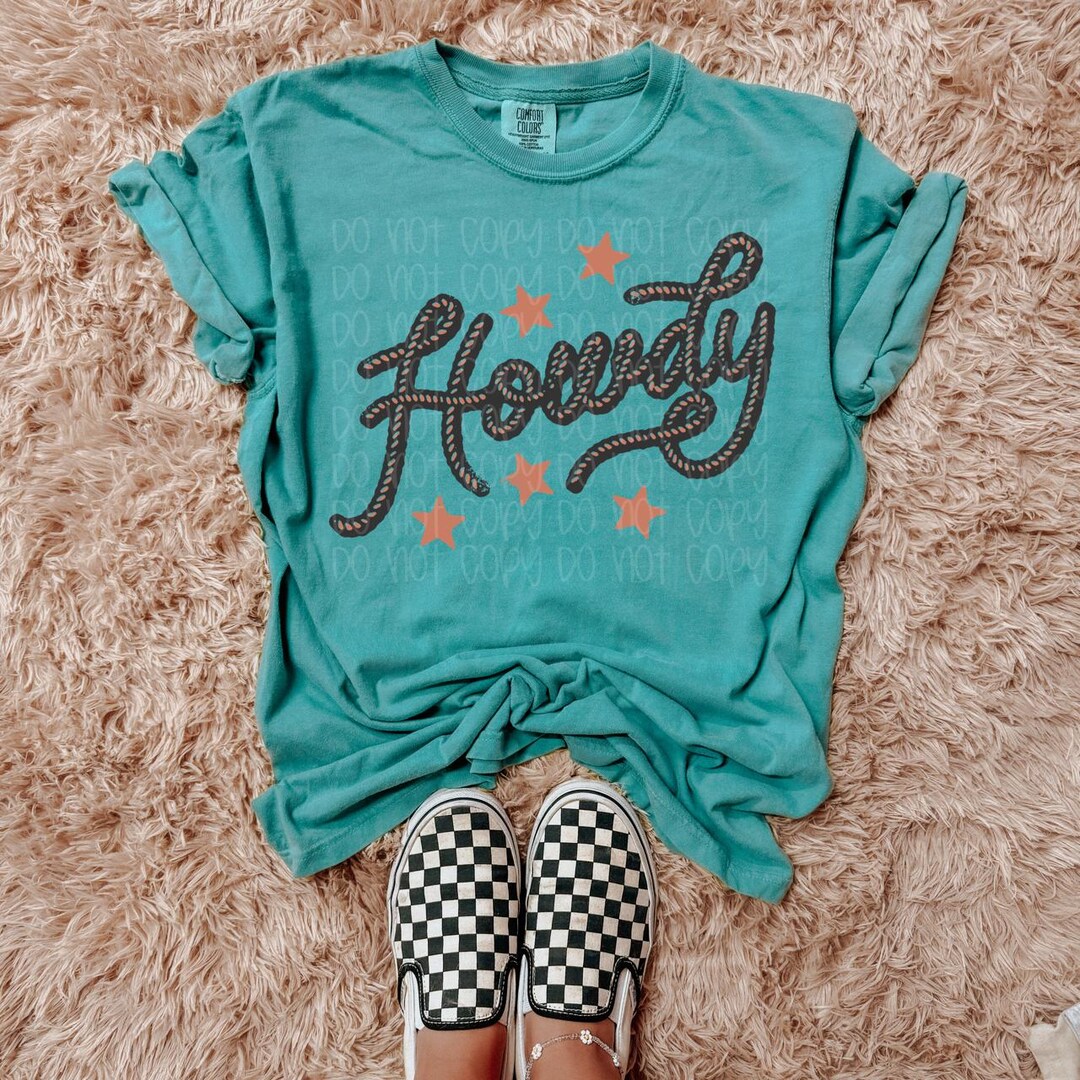 Howdy Rope Western DTF Transfer, Ready to Press DTF Transfers - Direct ...