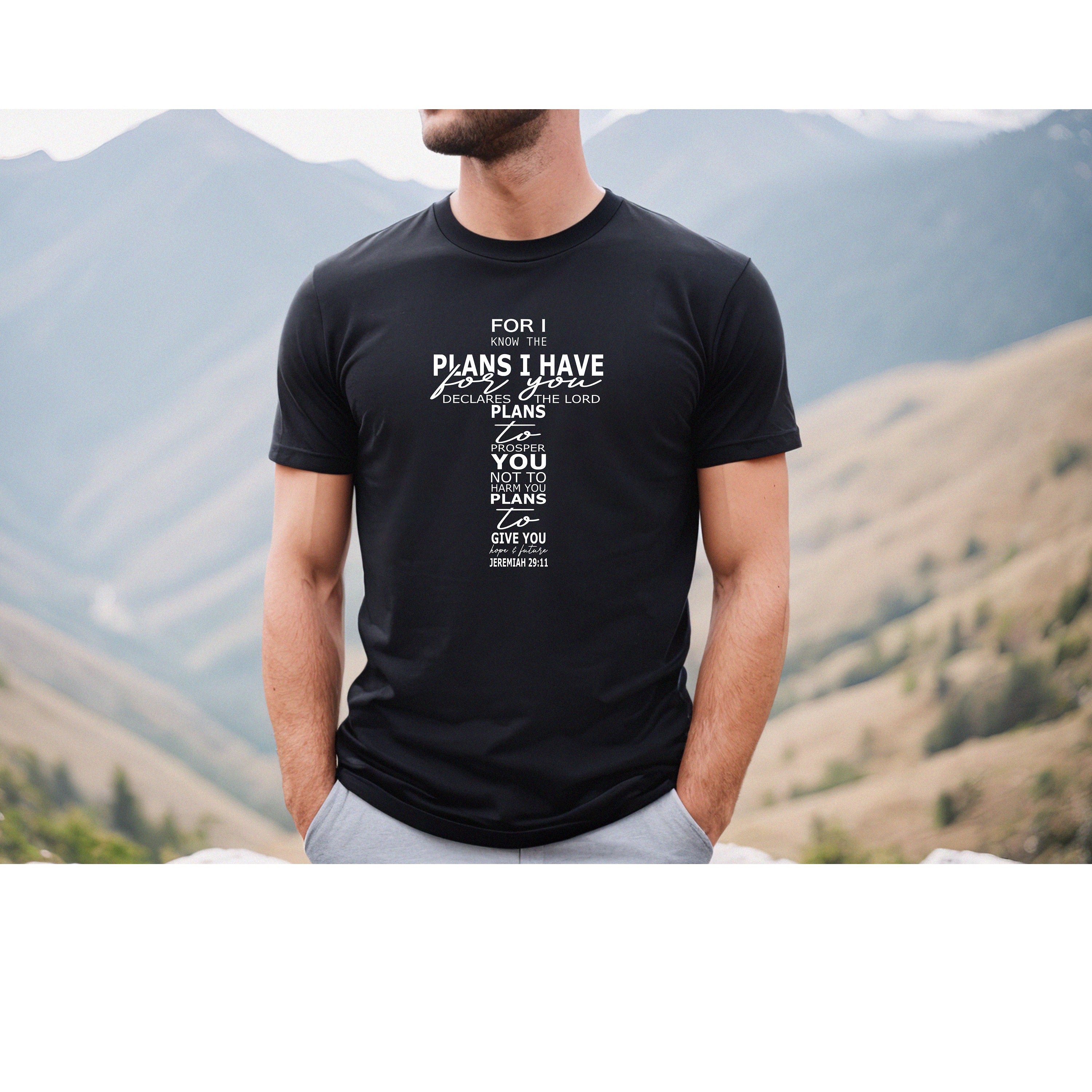 Jeremiah 29 11, Bible Verse Shirt, Christian Shirt, Bible Verse Shirt ...