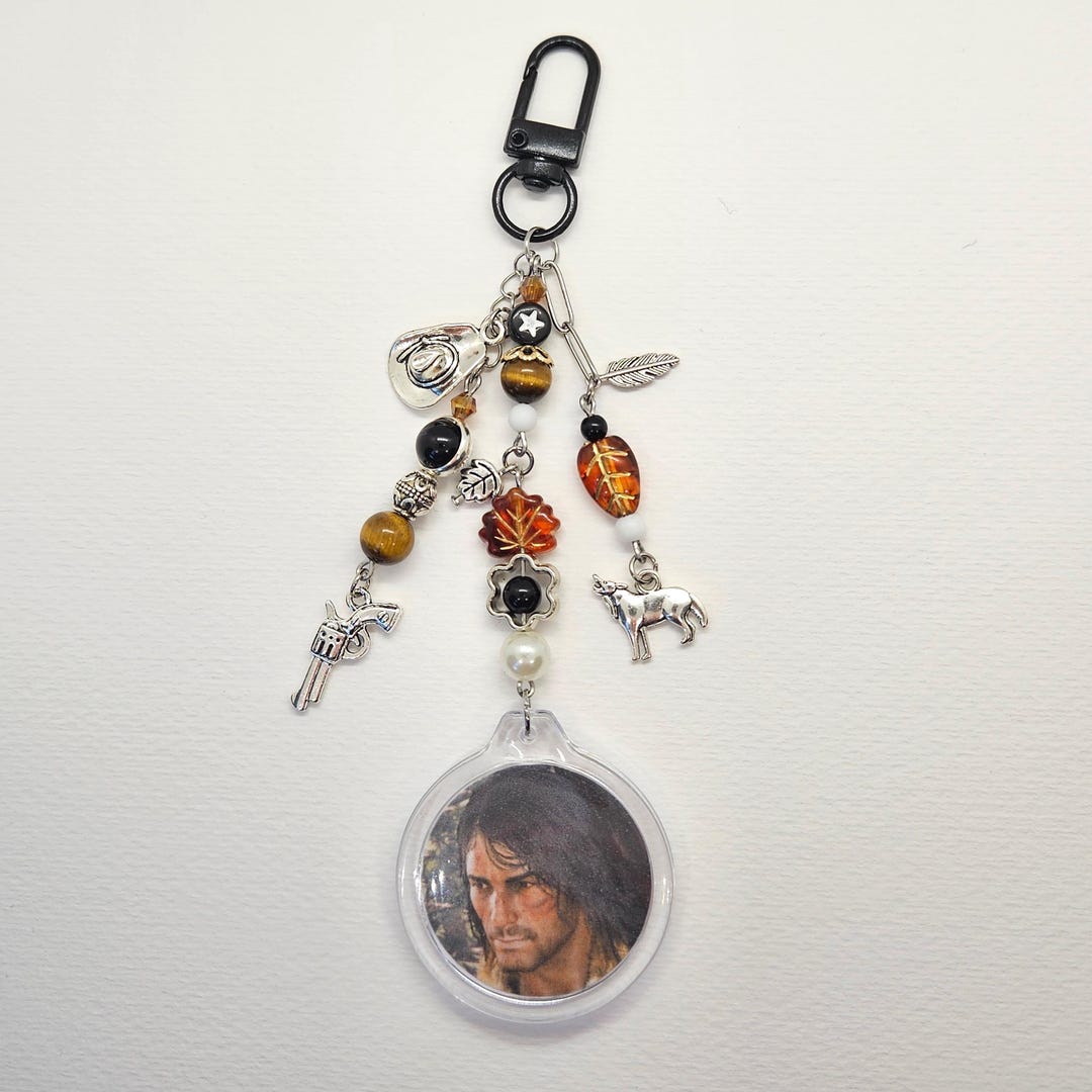 RDR2 John Marston Keychain Red Dead - Etsy
