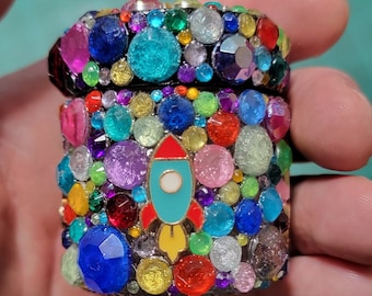 Stache / Stash Jar mario Puff, Puff, Pass 3 Sizes Available - Etsy