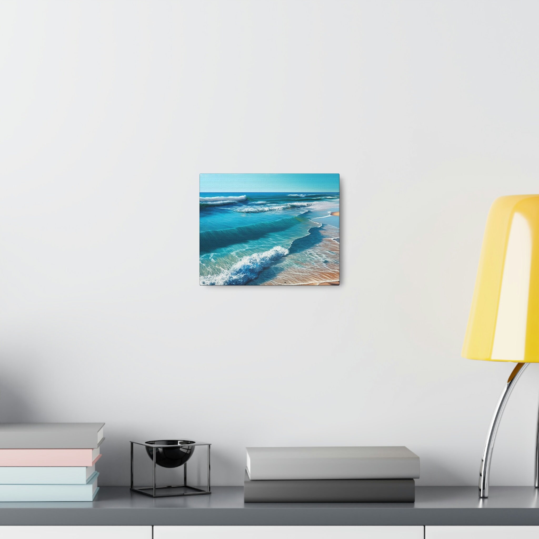 Beach Watercolor Painting Beachscape Ocean Artwork Housewarming Gift ...