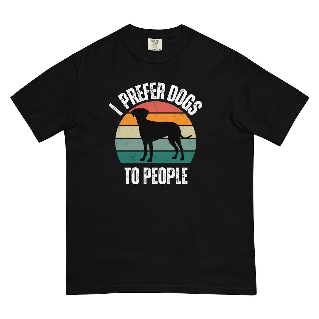 I Prefer Dogs to People - Men's T-shirt - Etsy