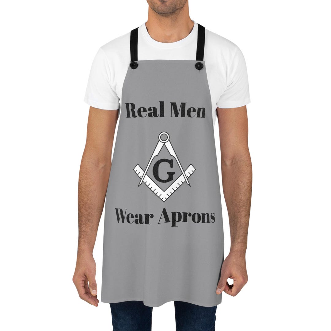 BBQ Grilling Apron for Real Men, Cooking Apron Gift for Him, Kitchen ...