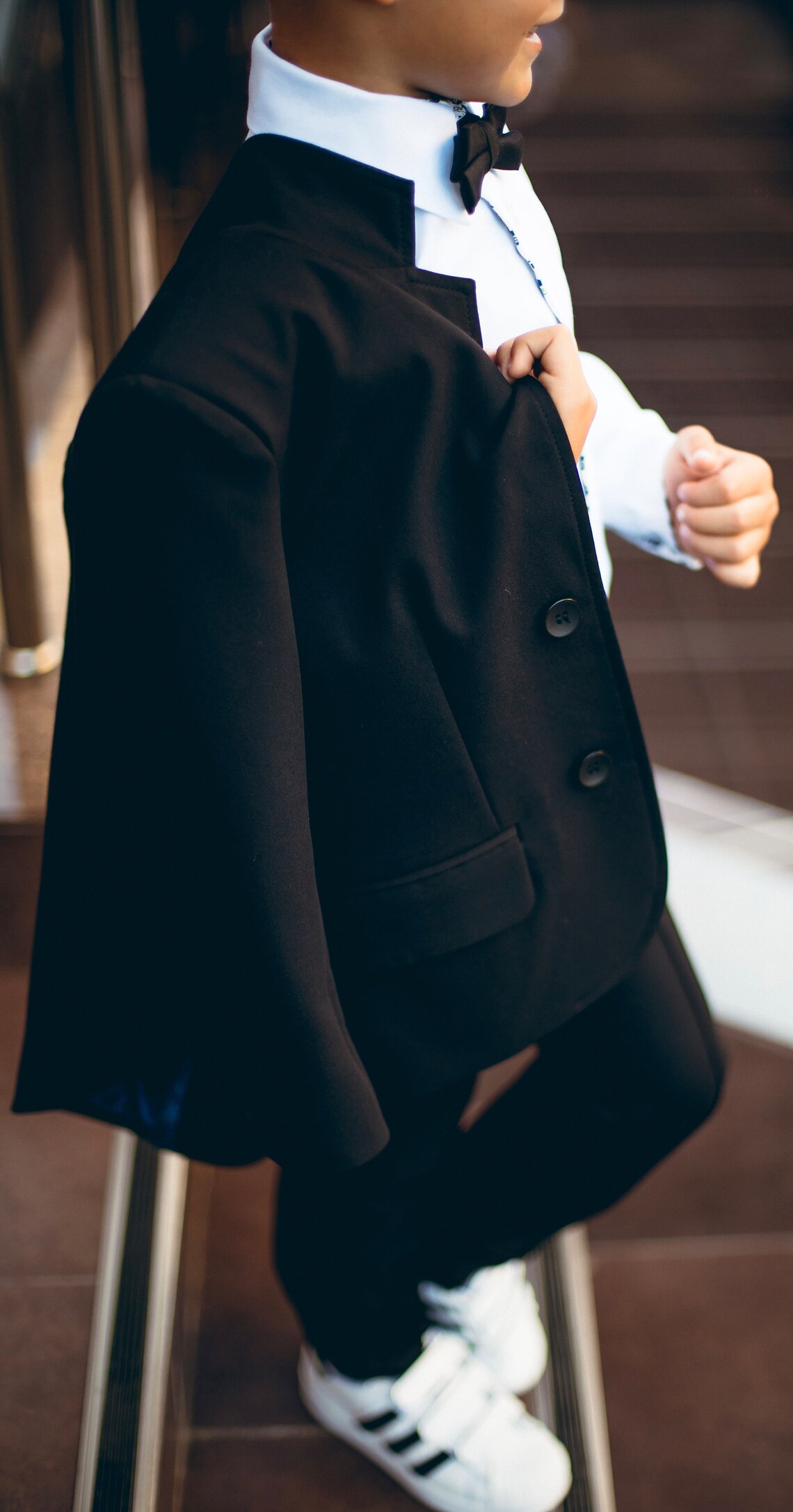 Graduation Suit for Boys - Black Classic Suit for Boys - Handcrafted ...