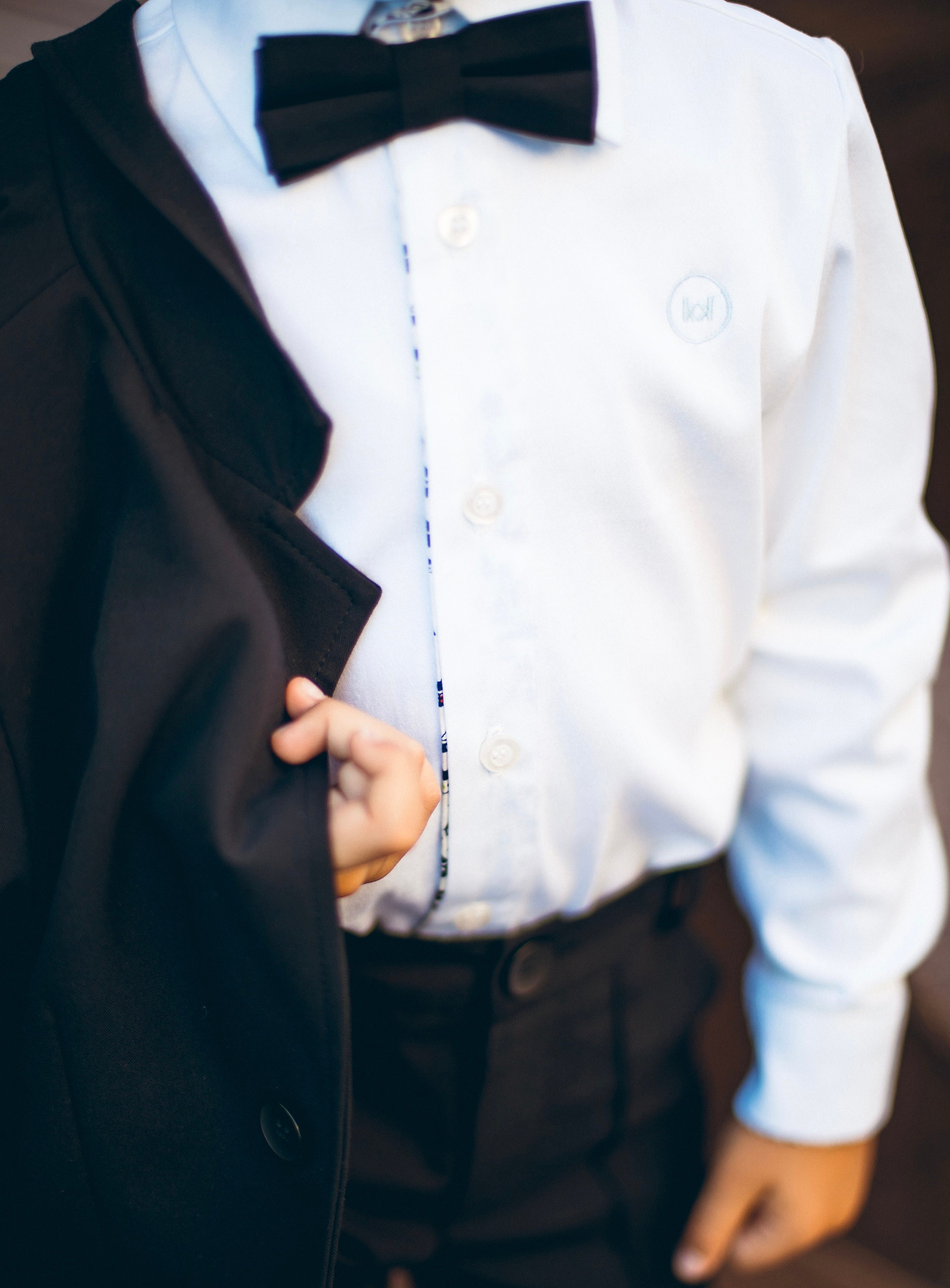 Graduation Suit for Boys - Black Classic Suit for Boys - Handcrafted ...