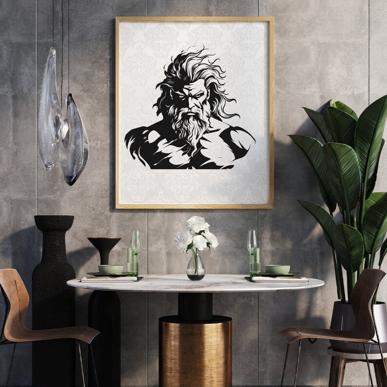 Zeus, God of Thunder V2 EXCLUSIVE EDITION, Pdf, Dxf, Ai, Efs, Emf, Svg ...