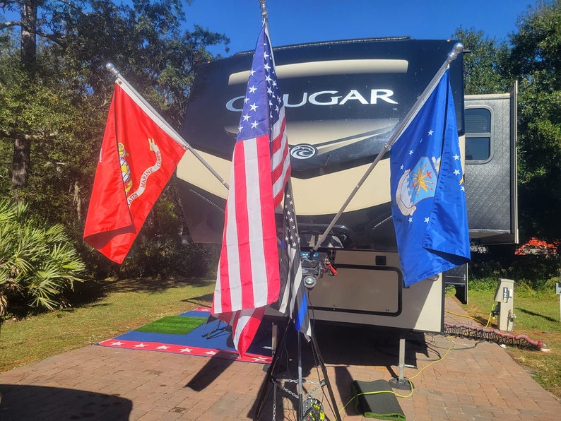 Magnetic Camper Flag Holder - Etsy