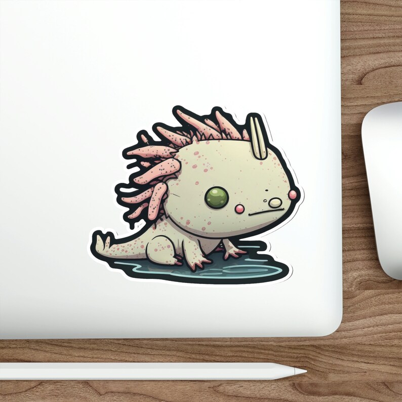 Axolotl Stickers Cute Axolotl Decals Axolotl Laptop Stickers Cute ...