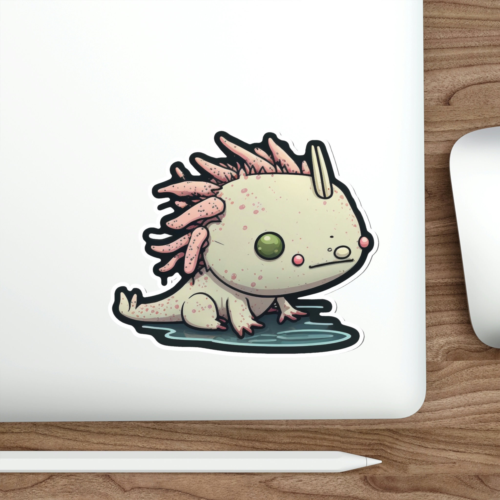 Axolotl Stickers Cute Axolotl Decals Axolotl Laptop Stickers Cute ...