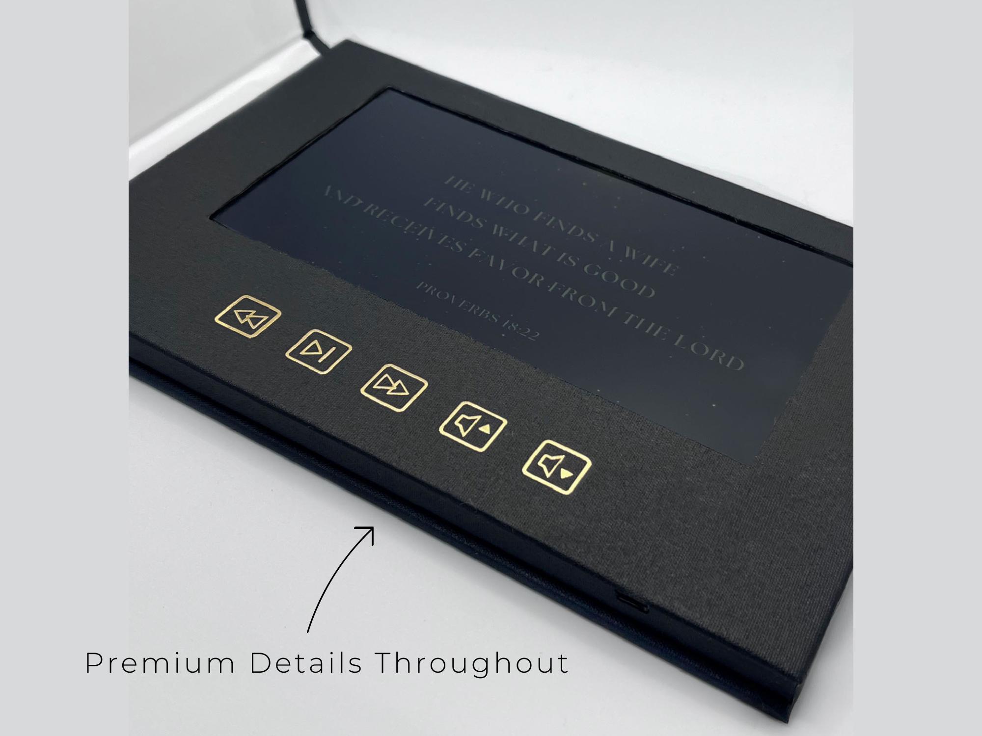Personalized Video Wedding Invitation | Luxe Invitation Video Book ...