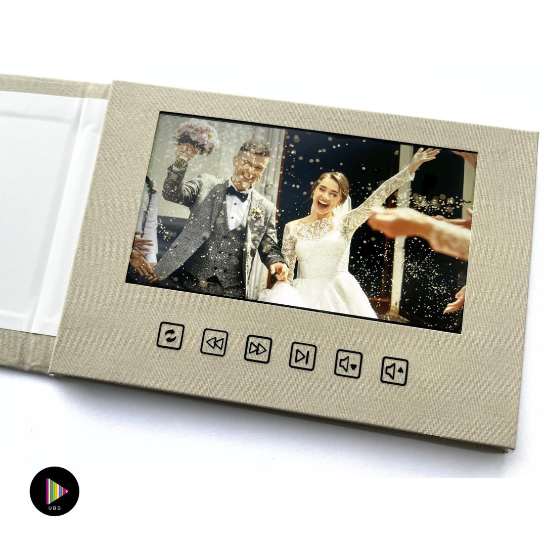 Personalized Wedding Video Book | Wedding Video Frame | Personalized ...