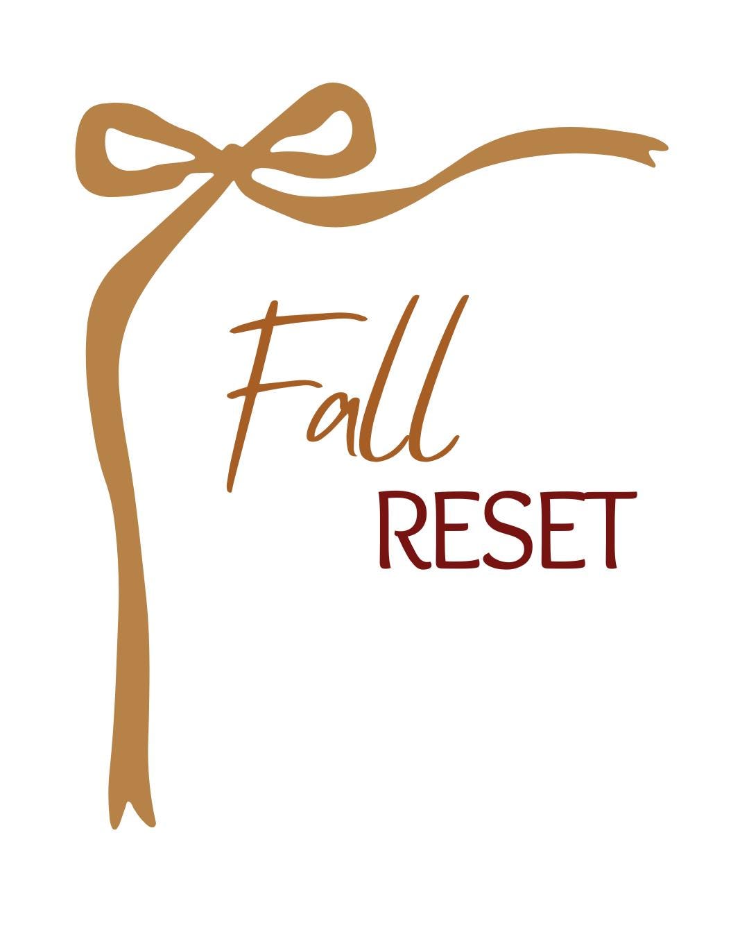 Fall Reset Printable - Etsy