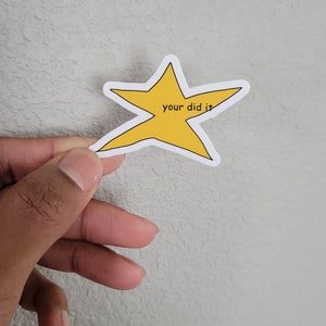 Funny "your Did It!" Meme Stickers - Gag Gift Prank - Set of 5 - Etsy
