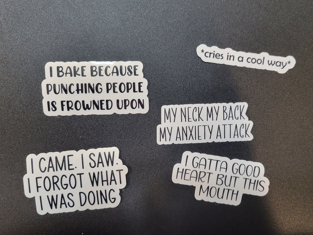 5 Sassy and Witty Stickers Spread Laughter and Joy Anywhere With These ...