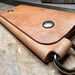 Handmade Leather Long Wallet - Large With Snaps and Chain Ring - Etsy